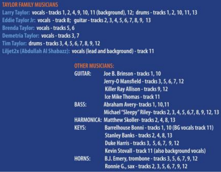 Roadhouse Album Review: Larry Taylor & family revive Chicago’s West ...